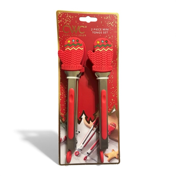CWC | Kitchen | Cwc Red Mini Mitten Tongs Set | Poshmark